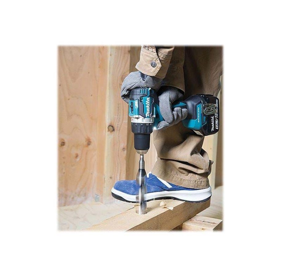 Makita 18v cordless driver drill ddf484rtj brushless | I lager