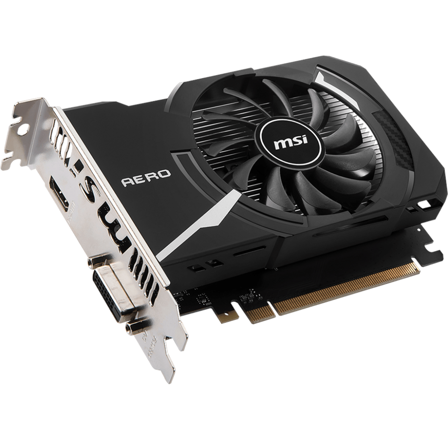 MSI GeForce GT 1030 AERO ITX OC 2GB DDR4 SDRAM Grafikkort Billig msi-geforce-gt-1030-aero-itx-oc-2gb-ddr4-sdram-grafikkort-billig
