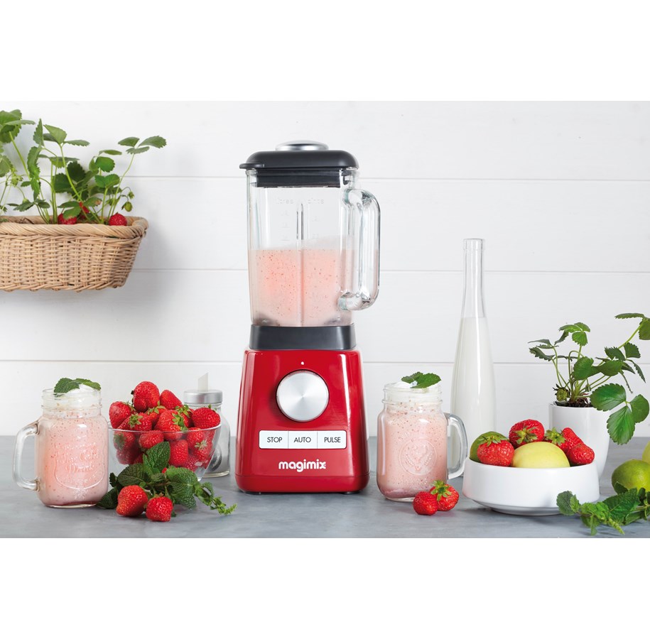 Magimix Mixer 11629SK Power blender - Red - 1300 W | I lager | Billig