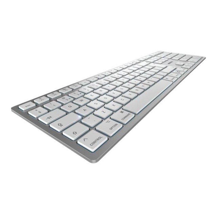 Cherry KW 9100 SLIM - Tangentbord - Nordisk - Vit | Billig