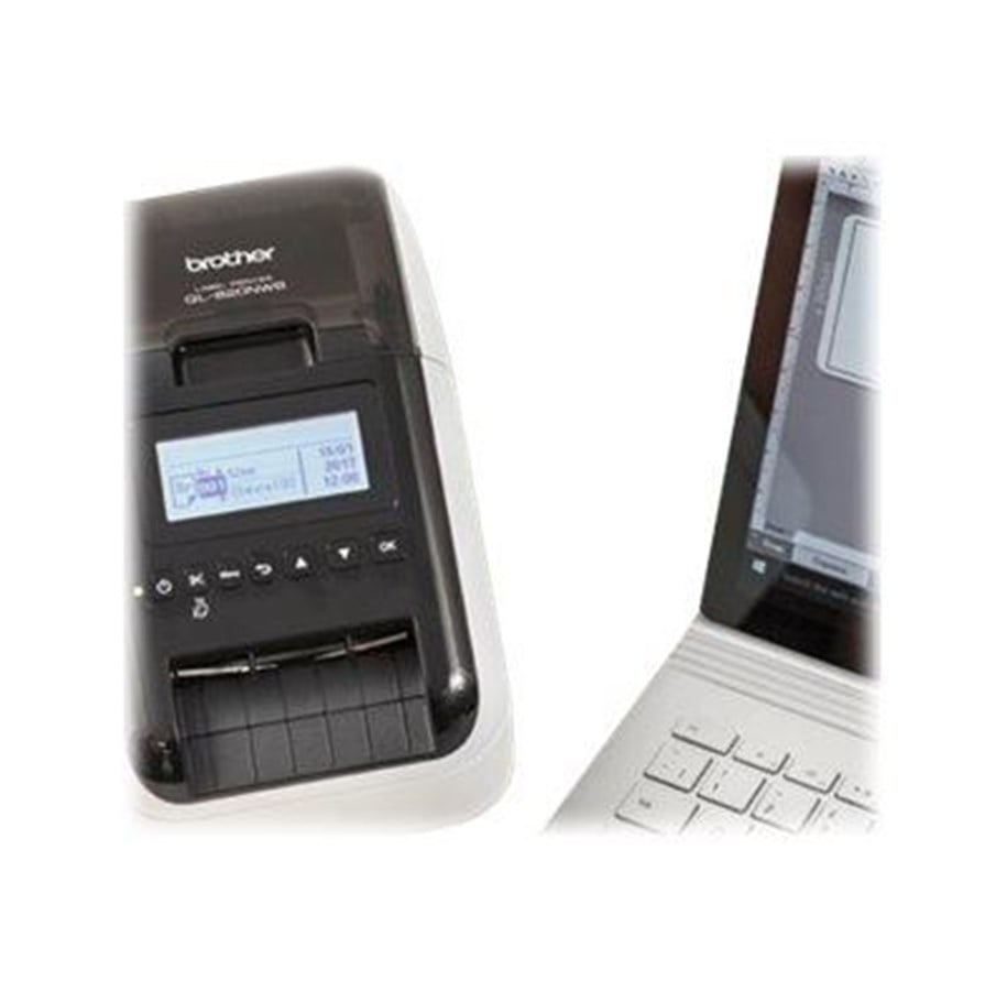 Brother QL-820NWBc - Two-colour - 62 mm - Wi-Fi & Bluetooth | I lager