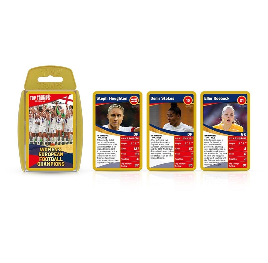 Winning Moves Women's European Football Champians Top Trumps Card Game ...