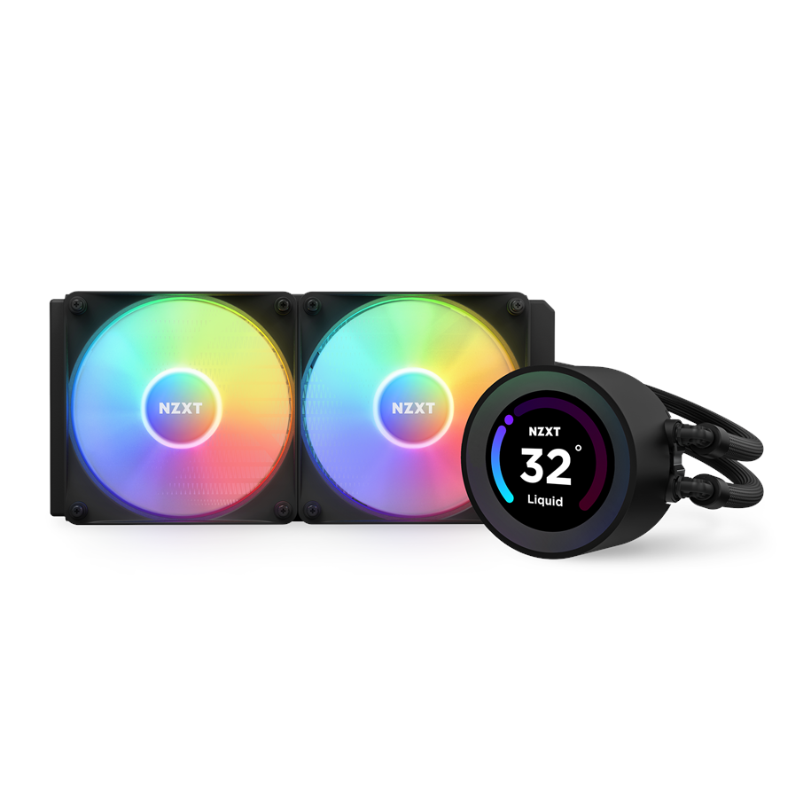 NZXT Kraken Elite 240 Black RGB - CPU Vattenkylare - Max 31 dBA