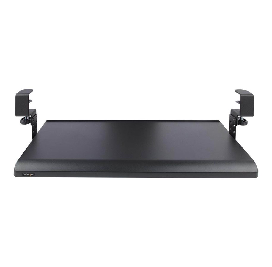 StarTech.com Under-Desk Keyboard Tray Clamp-on Keyboard Holder Supports ...