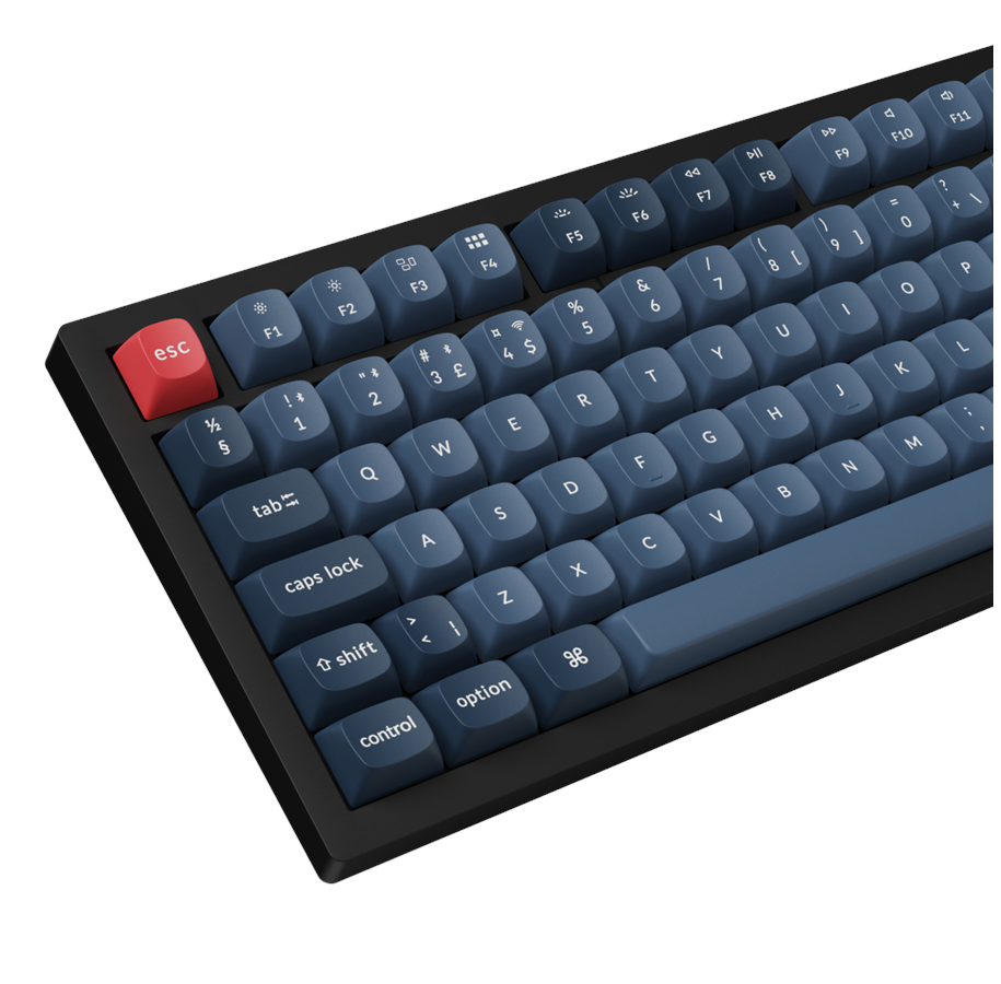 Keychron V6 MAX QMK/VIA Wireless RGB Hot Swap Jupiter Red - Carbon ...