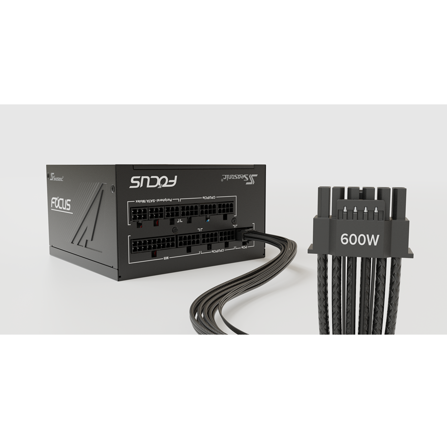 Seasonic FOCUS GX-850 Strömförsörjning - 850 Watt - 135 mm - ATX 3.1 ...