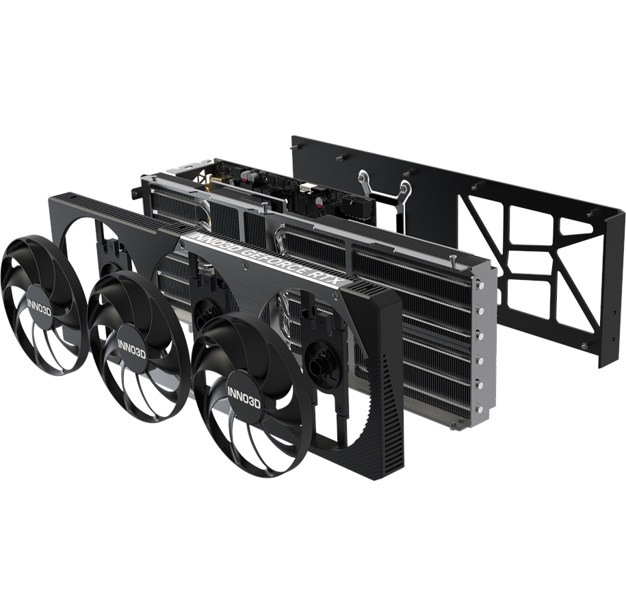 Inno3D GeForce RTX 5070 Ti X3 OC - 16GB GDDR7 RAM - Grafikkort