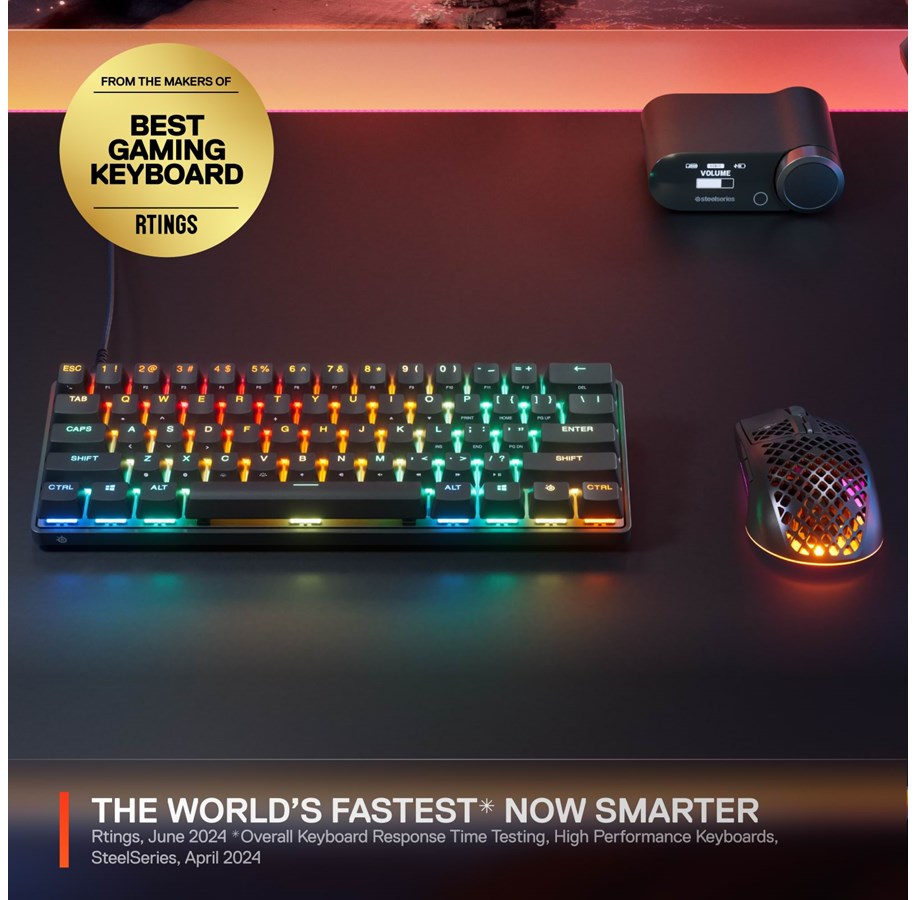 SteelSeries Apex Pro Mini Gen 3 - Gaming Keyboard - Utan numpad ...