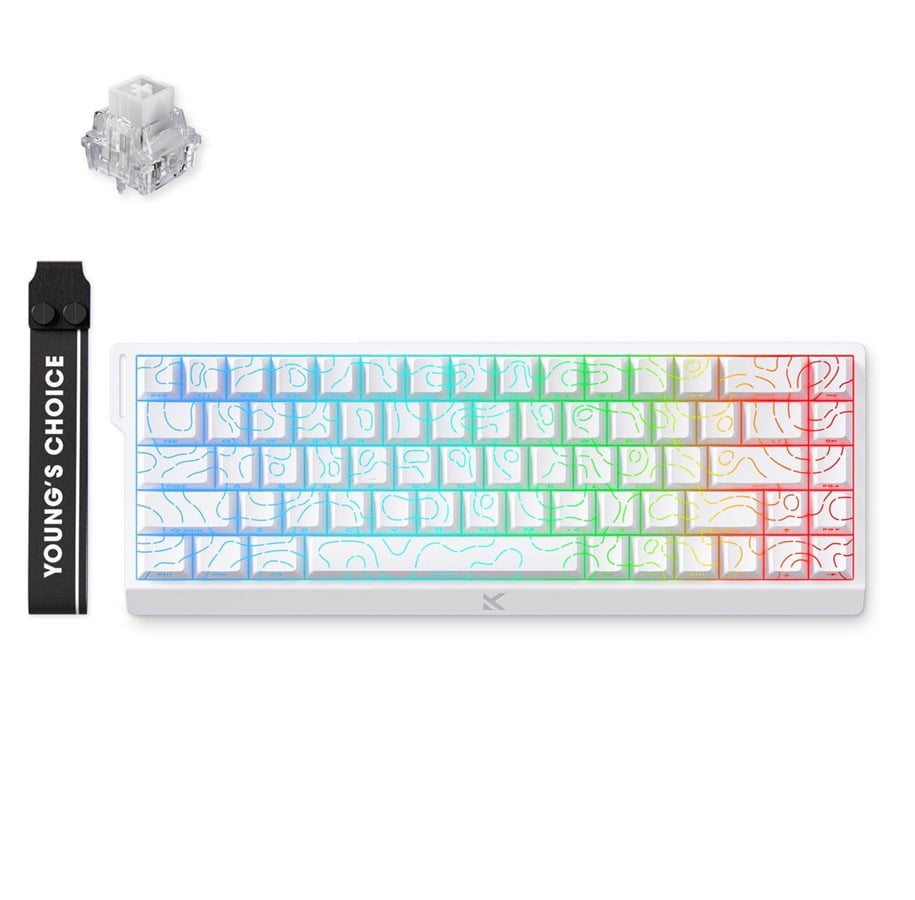 MCHOSE Ace 68 Ice Rhino Magnetic Hall Effect - Gaming Keyboard - Utan ...