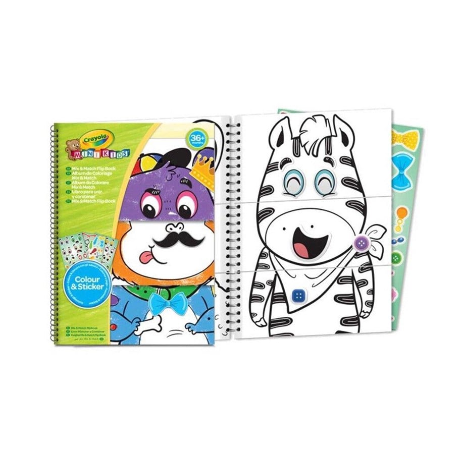 Crayola Mini Kidstoday Feel Mix & Match Flip Book | Billig