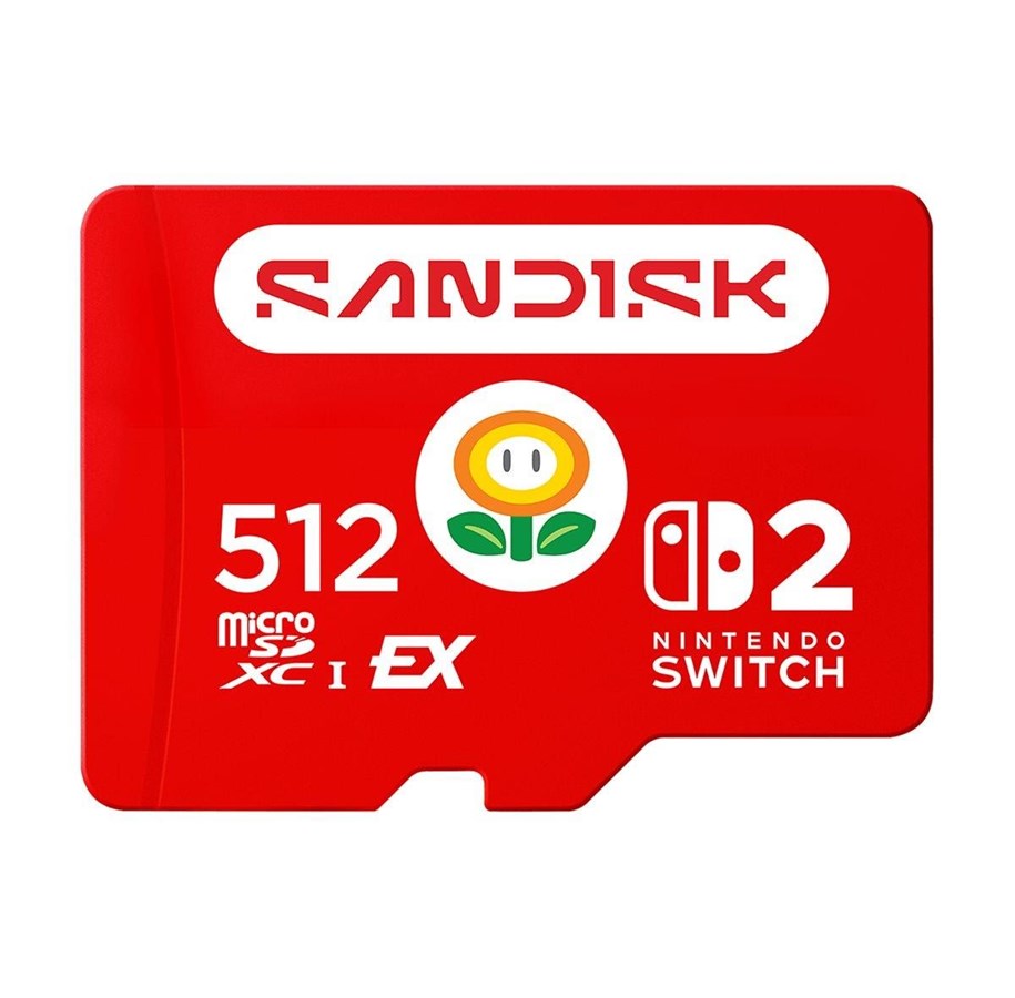 SANDISK - for Nintendo Switch 2 - flash memory card - 512 GB ...